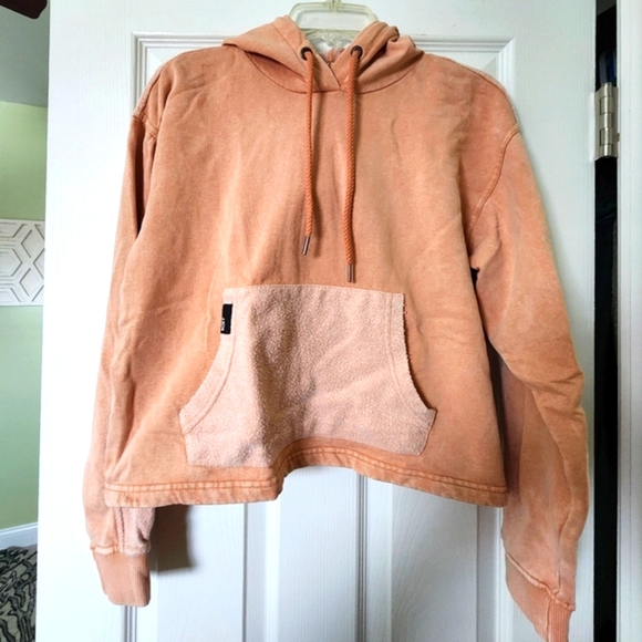 Roxy | Tops | New Roxy Medium Peach Hoodie Different Textures | Poshmark